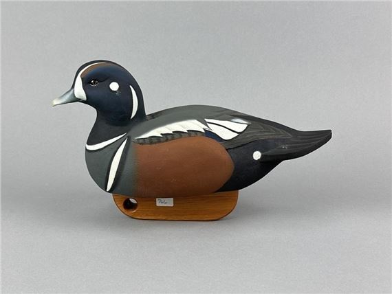Gary Hanson | Gary Hanson Harlequin Drake Duck Decoy | MutualArt