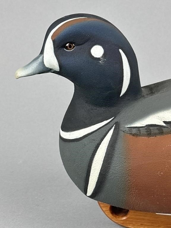 Gary Hanson | Gary Hanson Harlequin Drake Duck Decoy | MutualArt