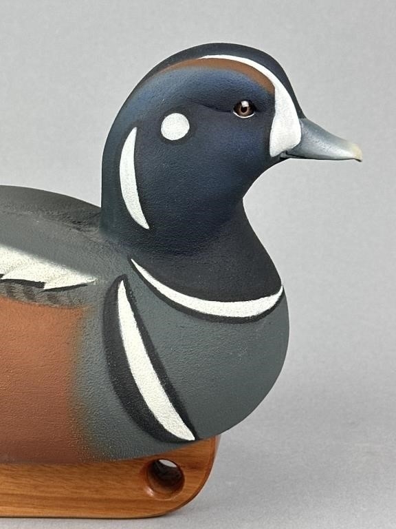 Gary Hanson | Gary Hanson Harlequin Drake Duck Decoy | MutualArt