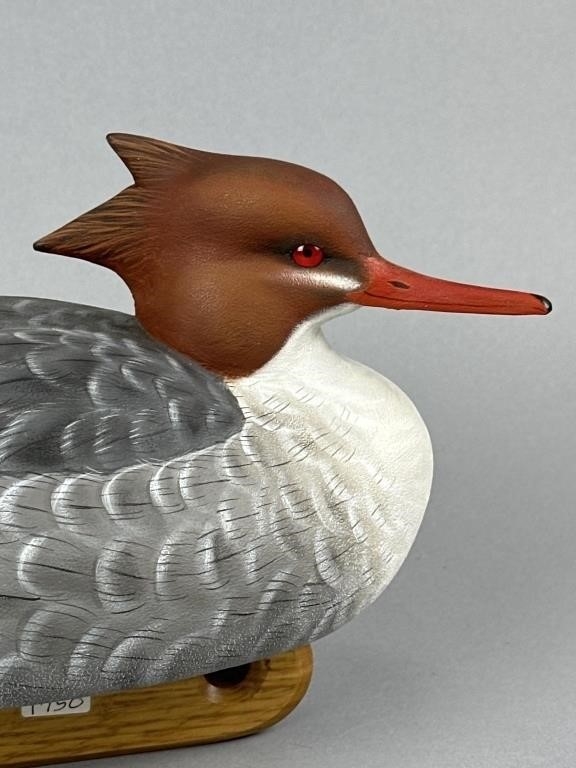 Paul Foytack | Paul Foytack Merganser Hen Duck Decoy | MutualArt