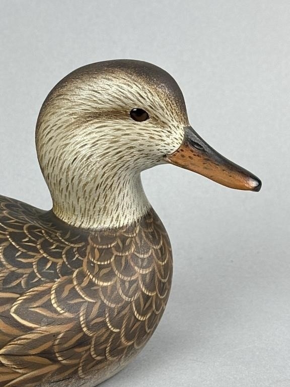 Paul Foytack | Paul Foytack Gadwall Hen Duck Decoy | MutualArt
