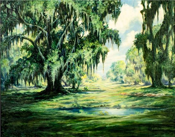 Antoine Verret | Bayou Landscape | MutualArt