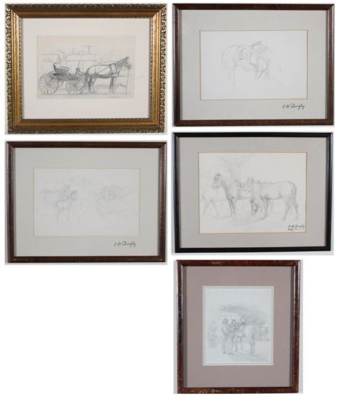 Edward B. Quigley | FIVE PENCIL SKETCHES | MutualArt