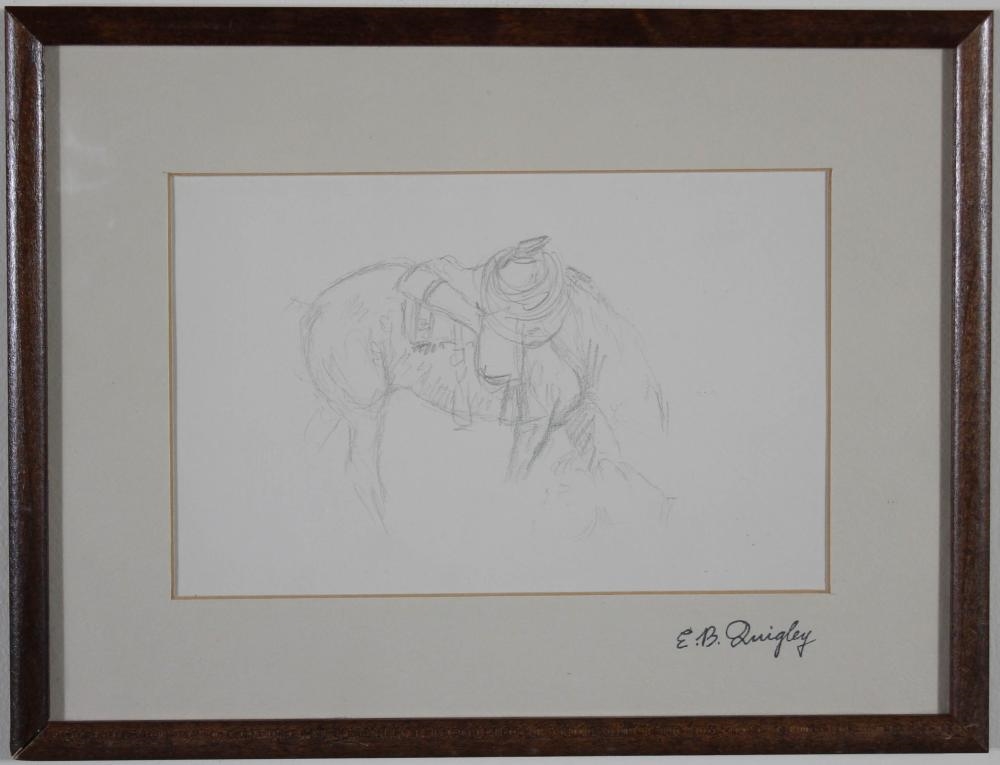 Edward B. Quigley | FIVE PENCIL SKETCHES | MutualArt