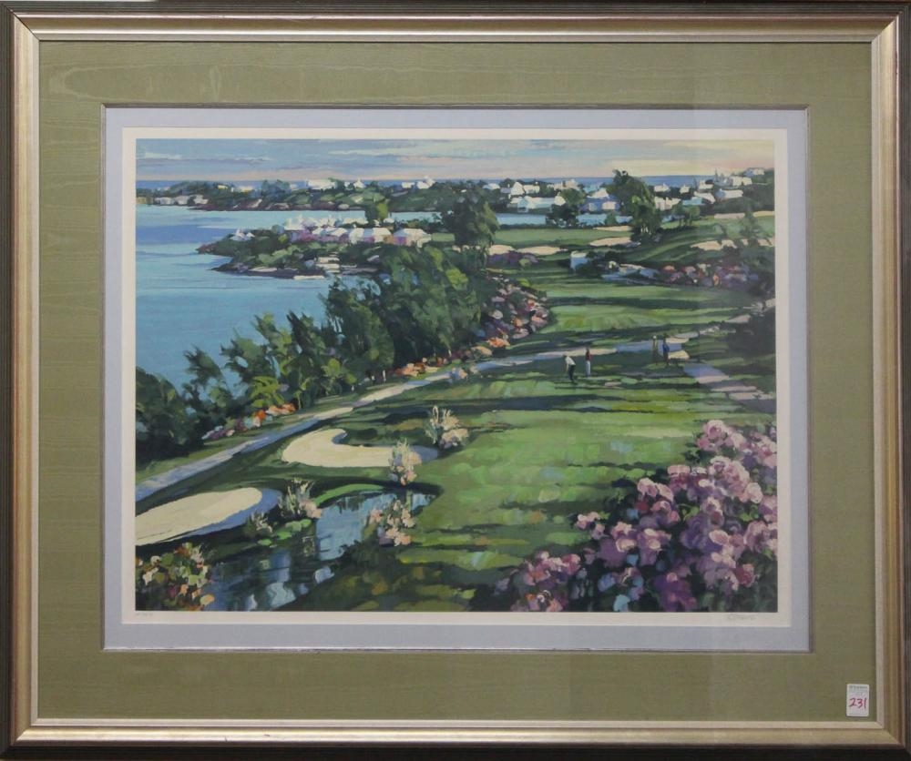 Howard Behrens | 18th Fairway at Castle Harbor. | MutualArt