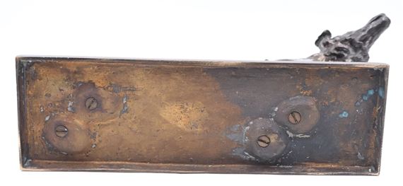 Walter Gebler | A bronze sculpture of a borzoi dog (1915) | MutualArt