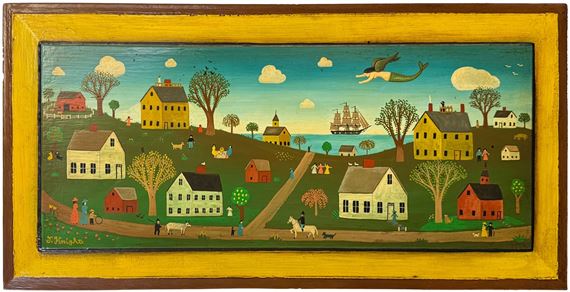 Jacob Knight | 'Seaside Town' (1938) | MutualArt