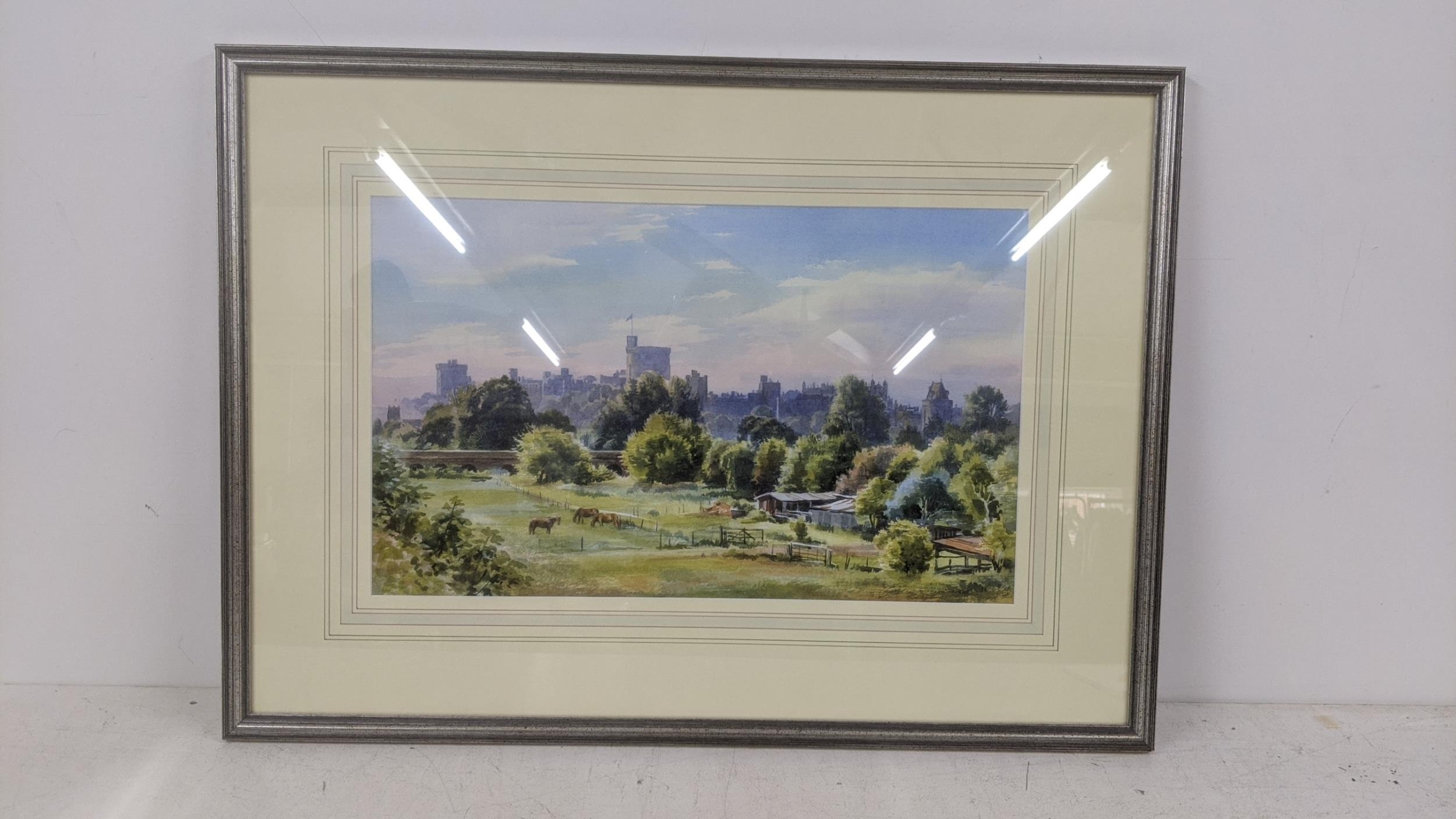 Michael Vicary | a framed and glazed watercolour depicting Windsor ...