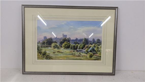 Michael Vicary | a framed and glazed watercolour depicting Windsor ...