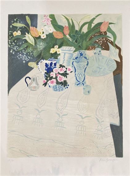 Pierre Boncompain | La table fleurie (1991) | MutualArt