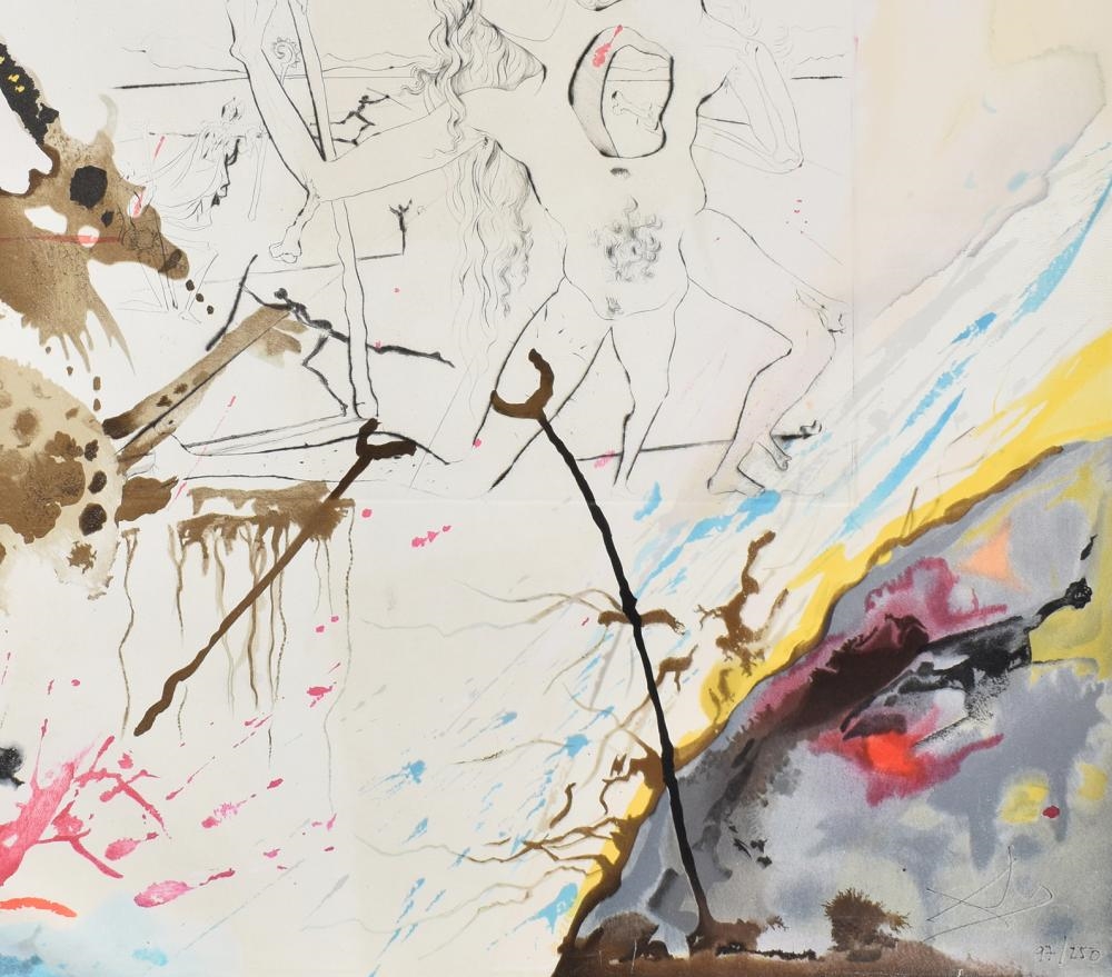 Salvador Dalí | Moses and Akhenaton (Moise et Akhenaton) from Moses and ...