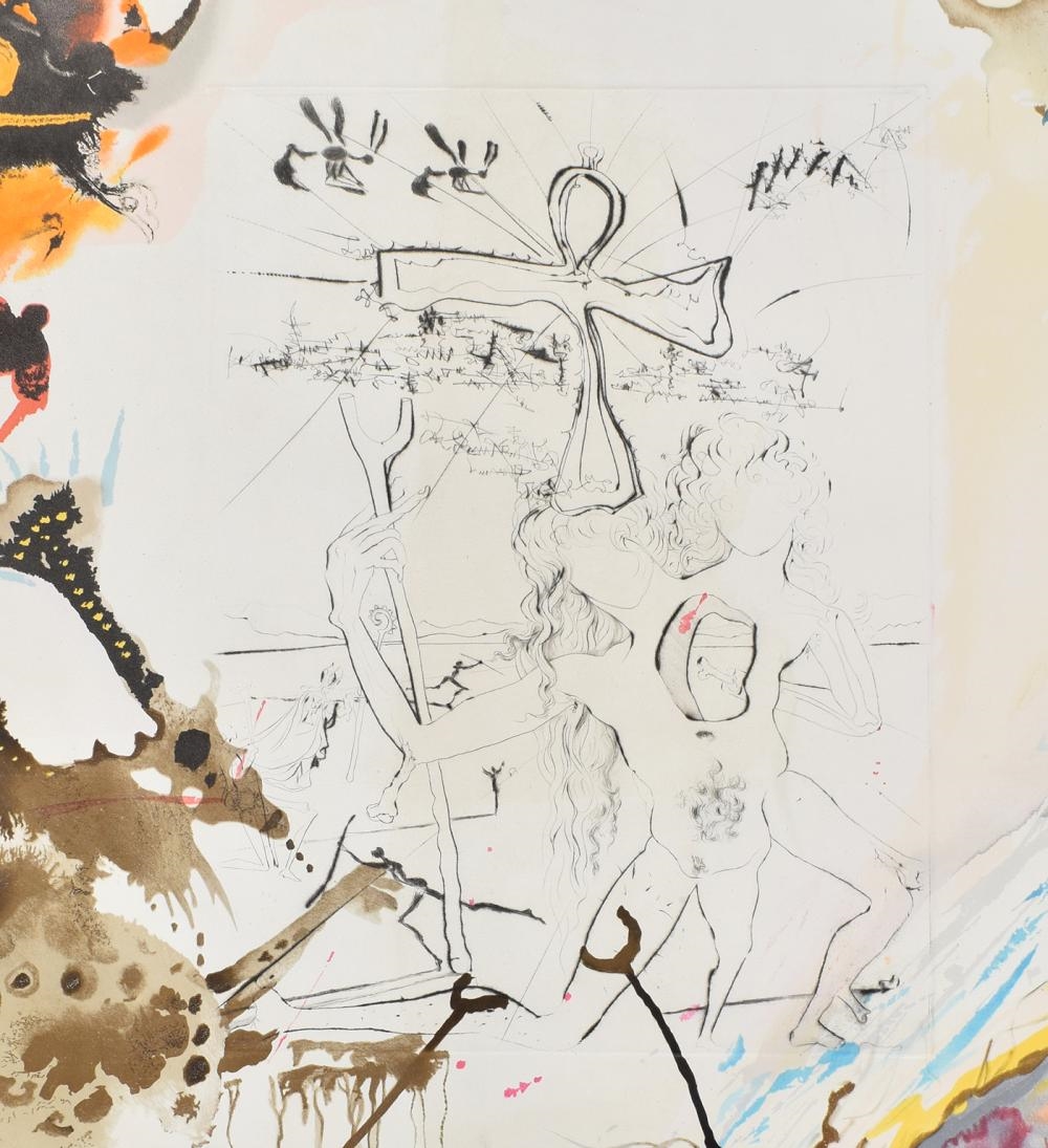 Salvador Dalí | Moses and Akhenaton (Moise et Akhenaton) from Moses and ...