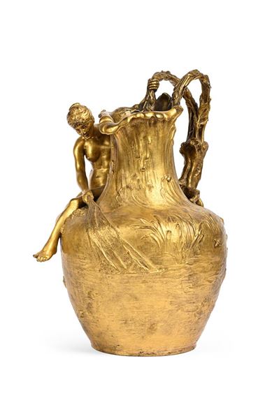 Alexandre Vibert | ALLEGORY OF FISHING EWER (19th Century 20th Century ...