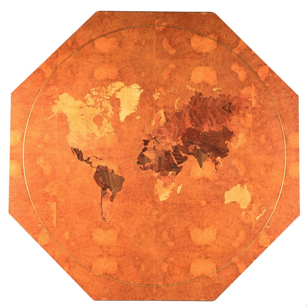 David Linley | AN OCTAGONAL 'MAP OF THE WORLD' BOARDROOM TABLE (2011 ...