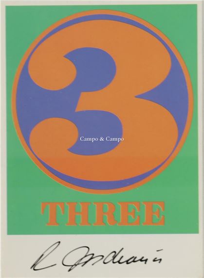 Robert Indiana | Three | MutualArt