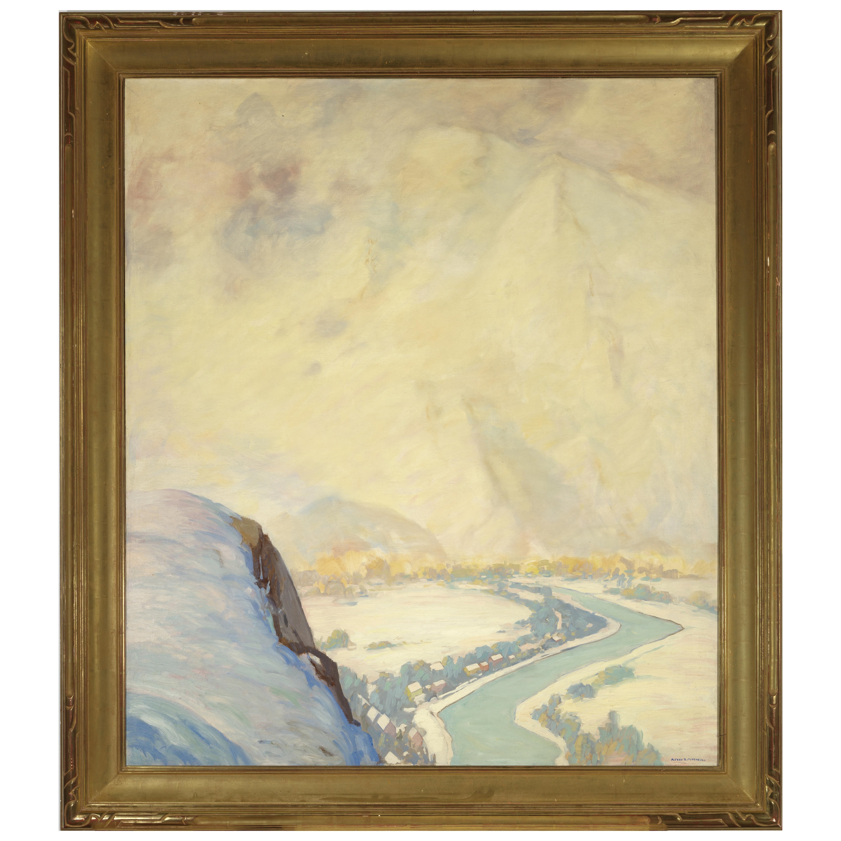 Alfred R. Mitchell | Snowy Mountain | MutualArt