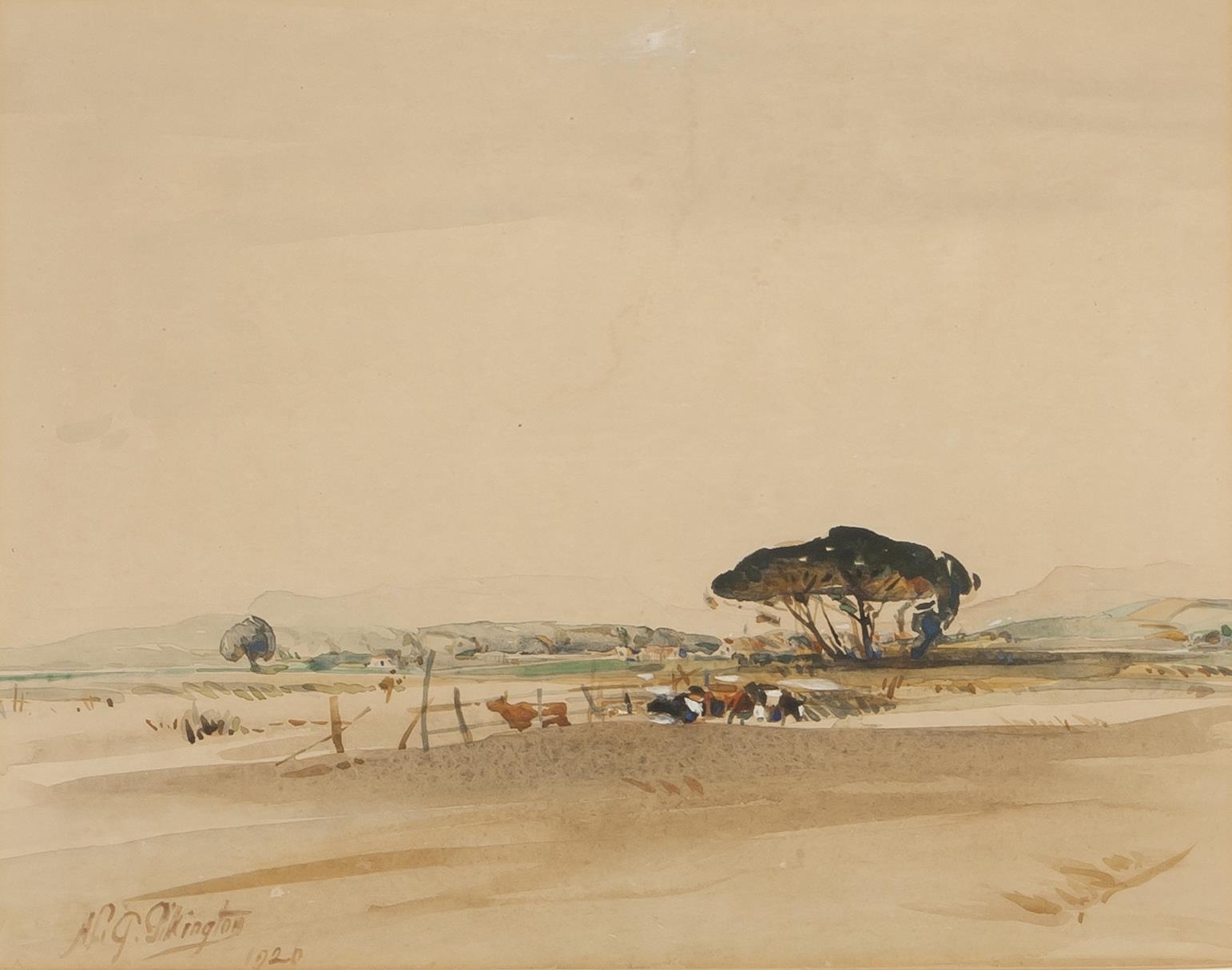Henry Lionel Gordon Pilkington | FARM SCENE (1960) | MutualArt