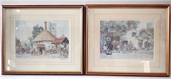Eric R. Sturgeon | E R Sturgeon - pair of prints The Farrier and The ...