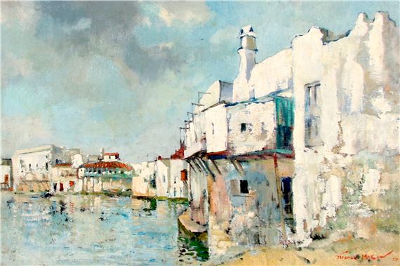 Terence John McCaw | VIEW OF A COASTAL TOWN (57) | MutualArt