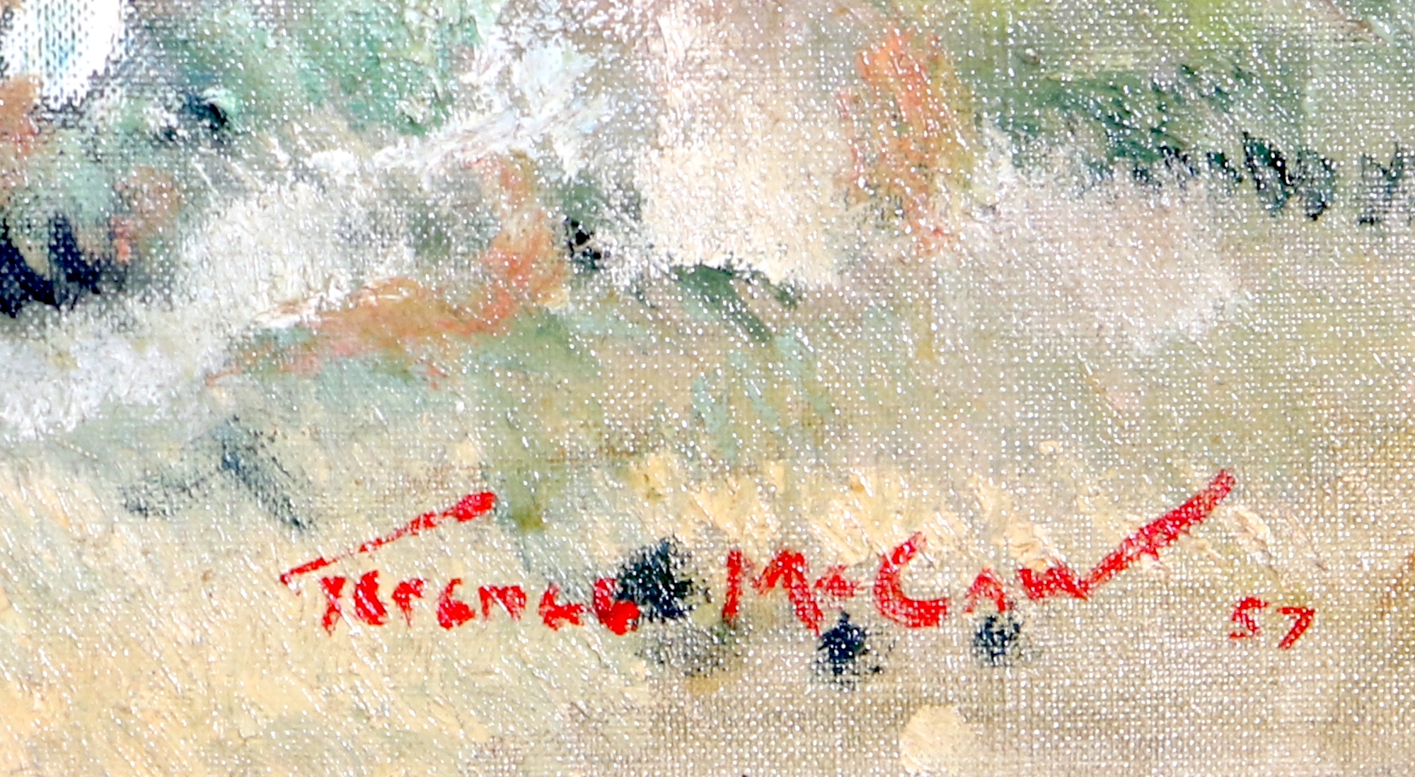 Terence John McCaw | VIEW OF A COASTAL TOWN (57) | MutualArt