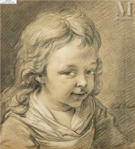 van Loo Charles-André | Portrait de Jules César Denis Van Loo (Circa ...