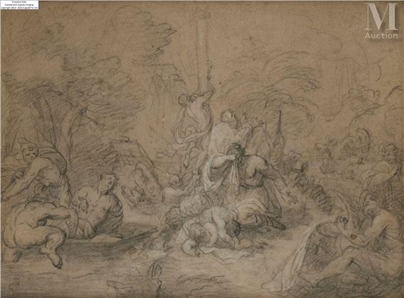 French School, 17th Century | Scène de déluge | MutualArt