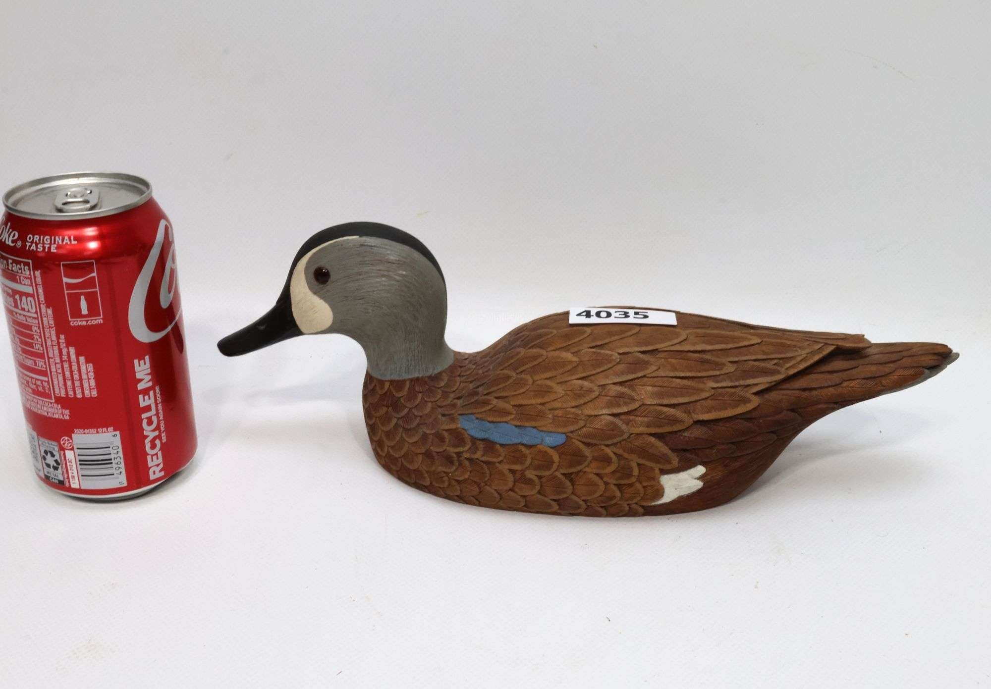 Jack Adams | Blue Wing Teal Duck Decoy | MutualArt