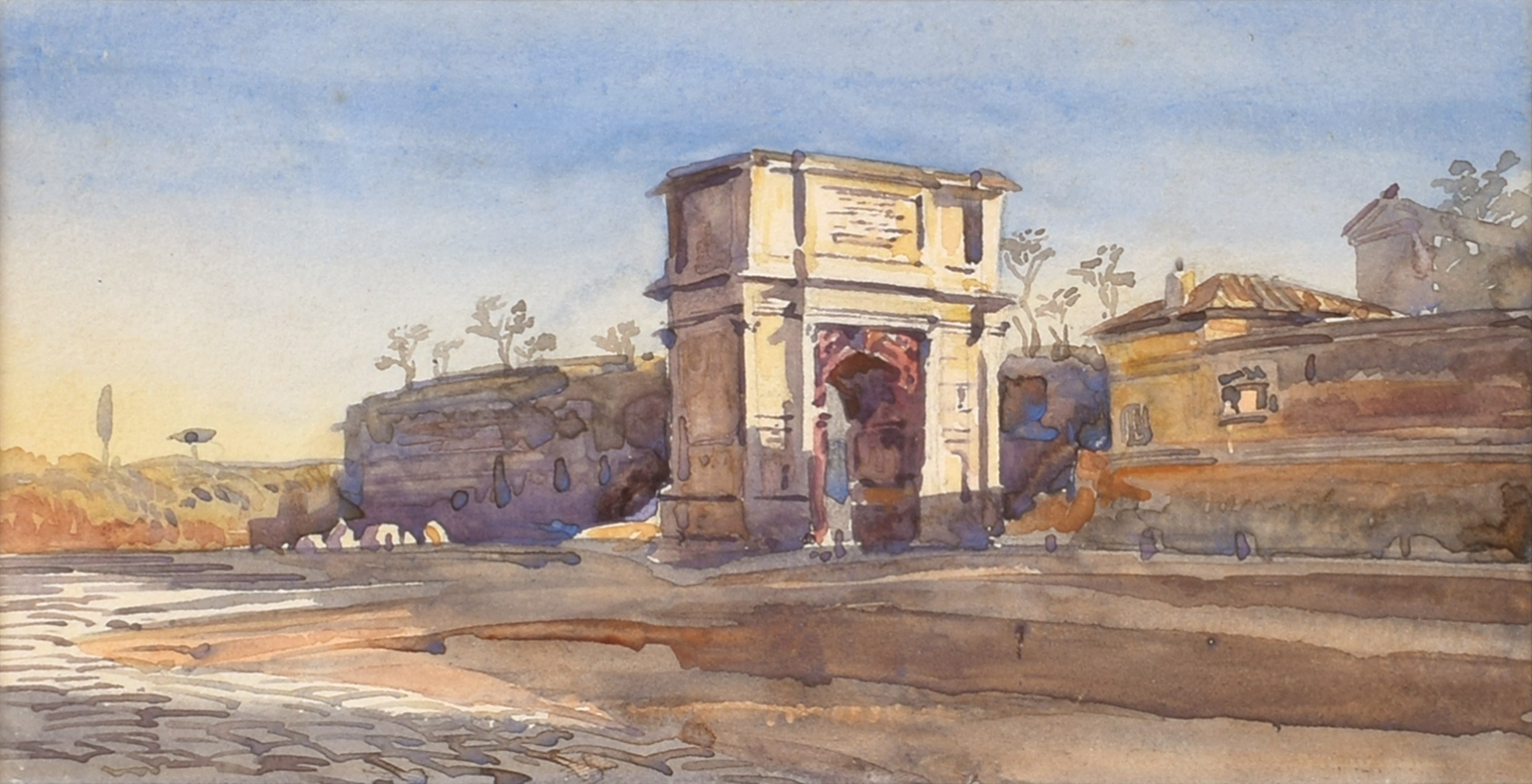 Richard Principal Leitch | The Arch of Titus in Rome | MutualArt