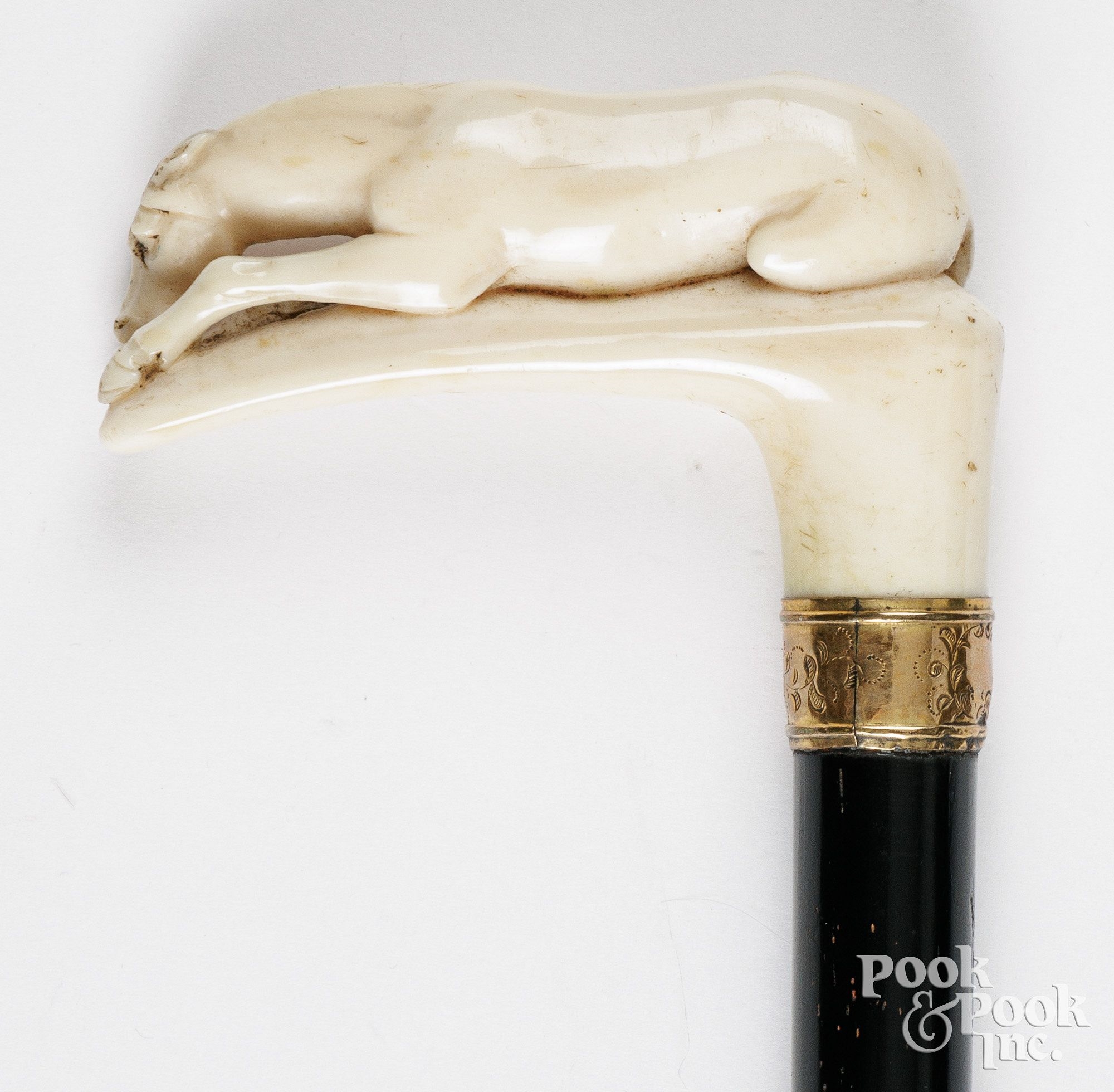 Stick | Ivory horse walking stick | MutualArt