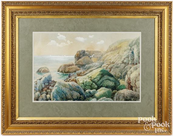 Clarence Scott White | Clarence Scott White coastal scene (1894 ...