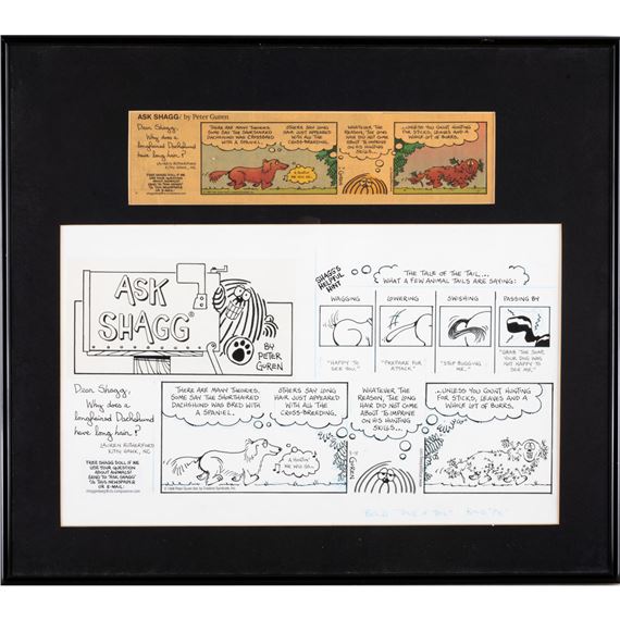 Peter Guren | Ask Shagg Comic Strip Original Illustration | MutualArt