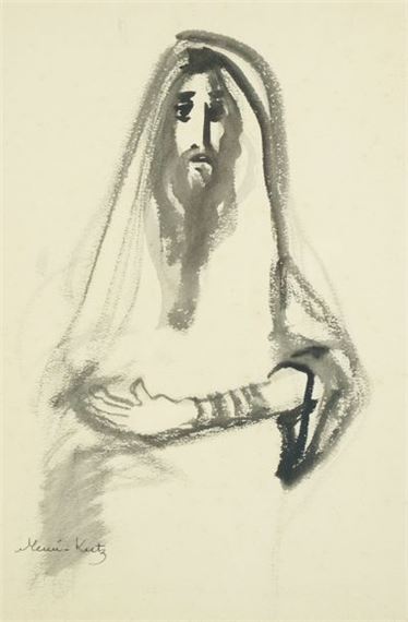 Emmanuel Mané-Katz | Rabbi Lavis d'encre de Chine | MutualArt