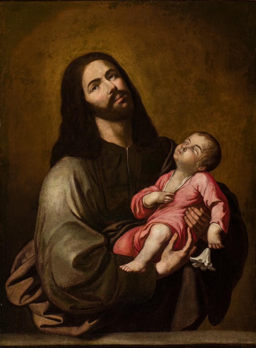 Francisco Polanco | Saint Joseph with the Sleeping Child | MutualArt