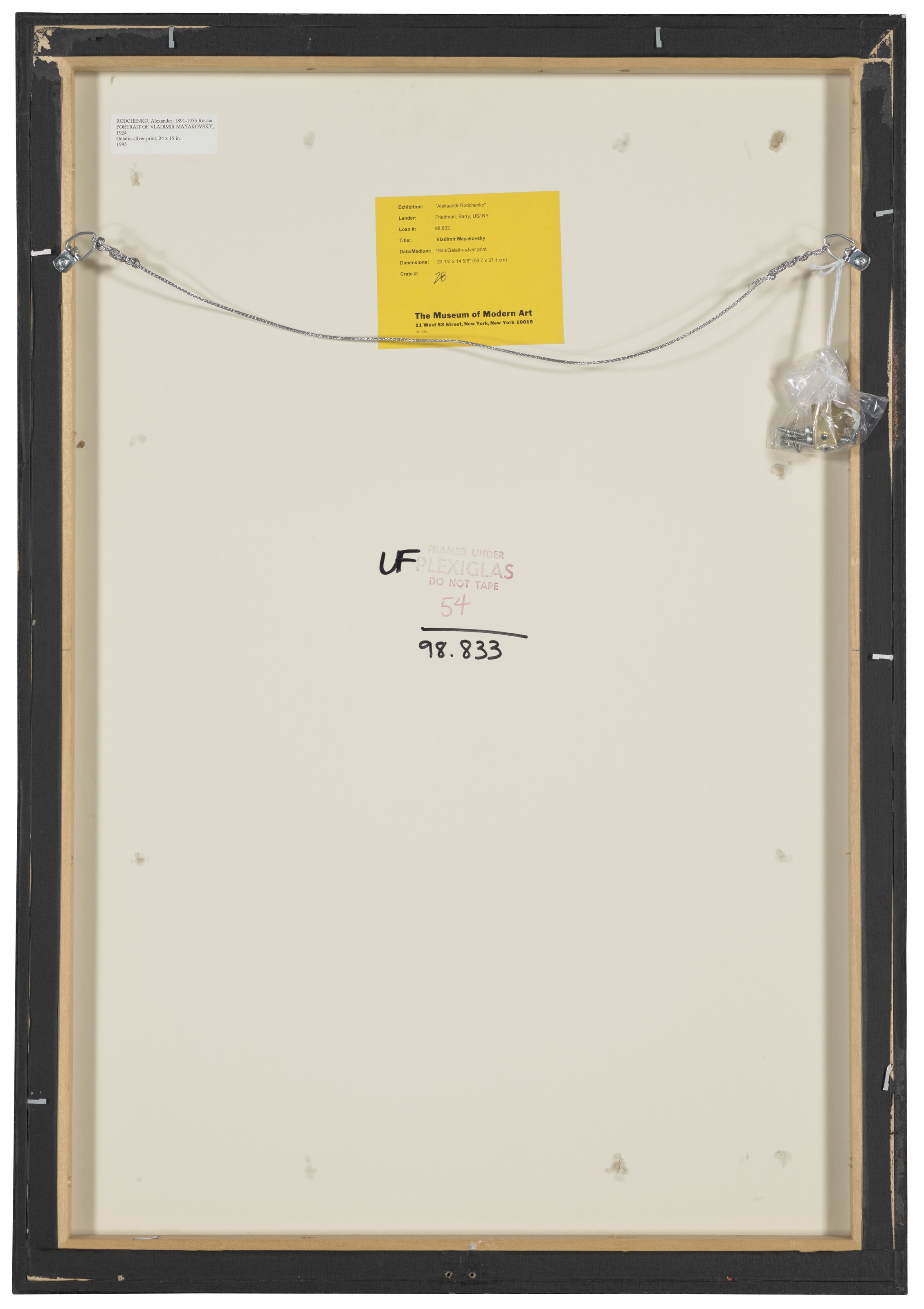 Aleksandr Mikhaylovich Rodchenko | Vladimir Mayakovsky, 1924 (1924 ...