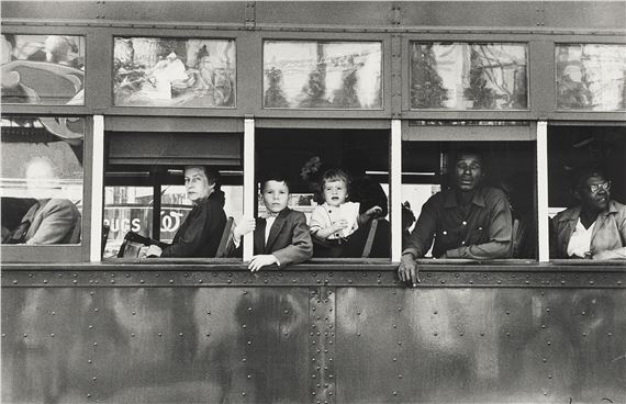 Robert Frank | Trolley - New Orleans, 1955 | MutualArt