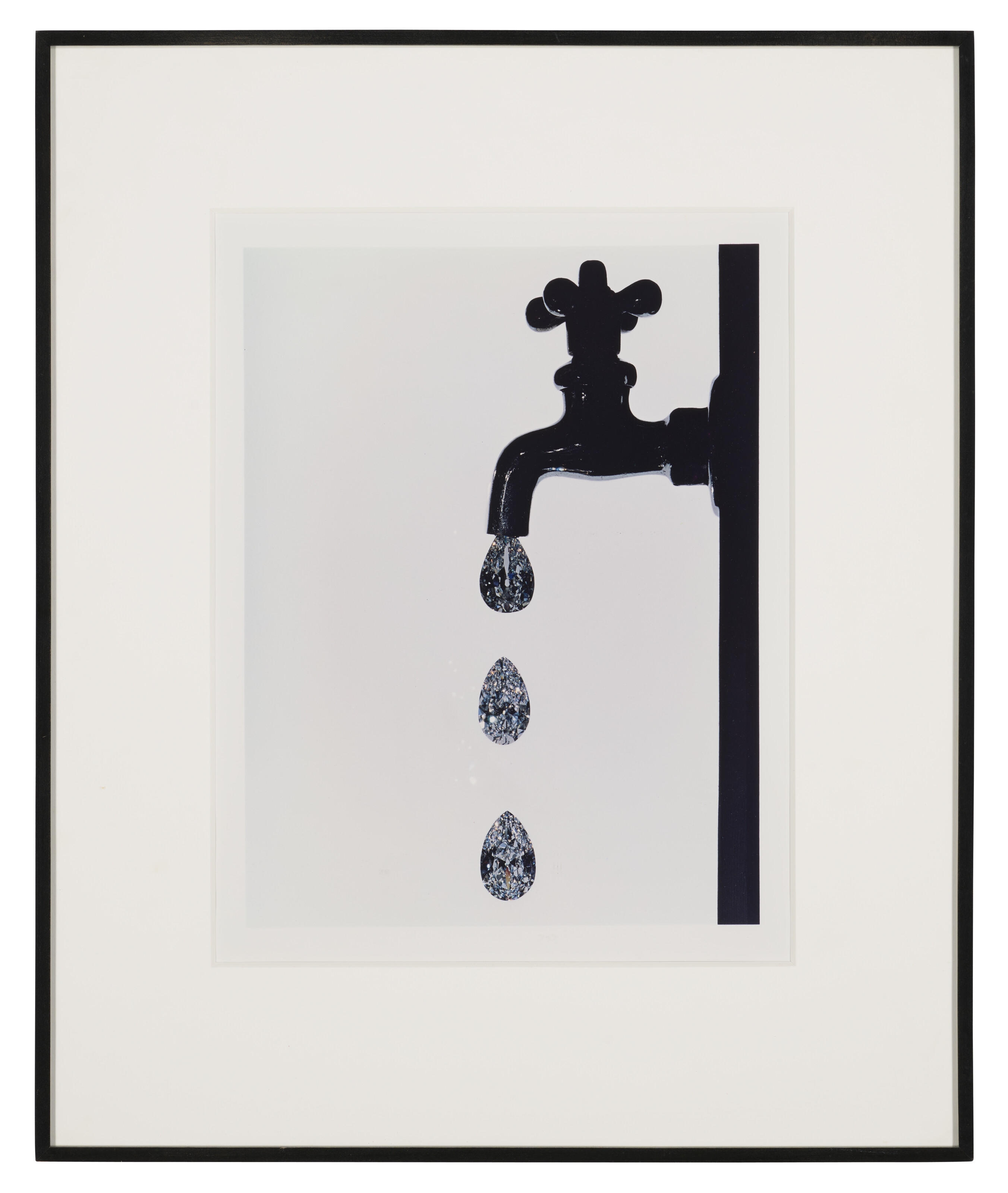 Irving Penn | Faucet Dripping Diamonds, New York, 1963 | MutualArt