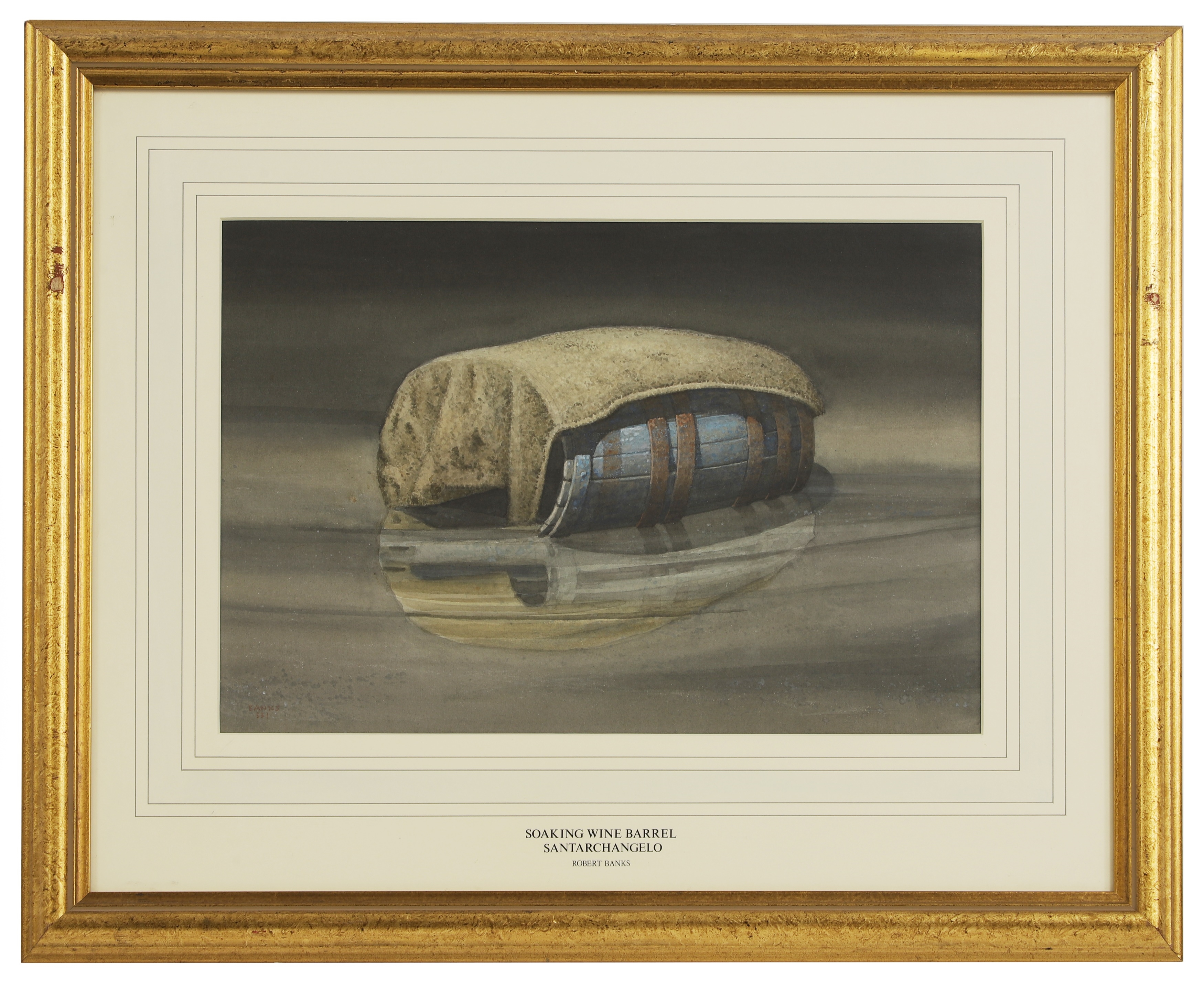 Robert Banks | Soaking Wine Barrel Santarchangelo | MutualArt