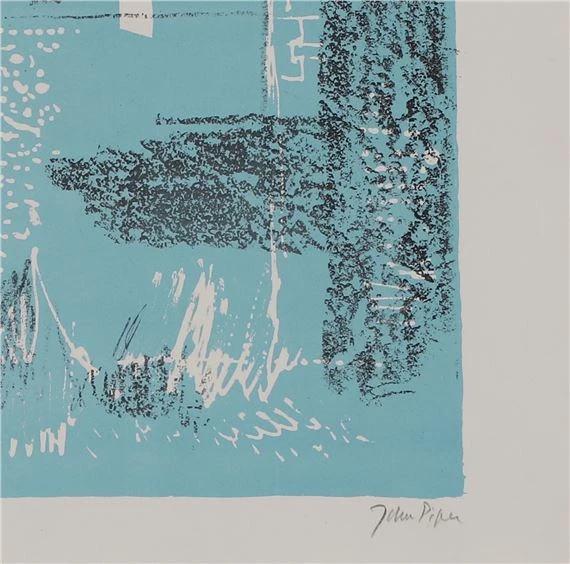 John Piper | Lewknor Oxfordshire: Textured Walls Traceried Windows ...