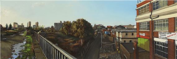 Julian Perry | View from a bridge overlooking Marshgate Lane London (7 ...