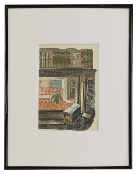 Eric Ravilious | Bakers and Confectioners (1938) | MutualArt