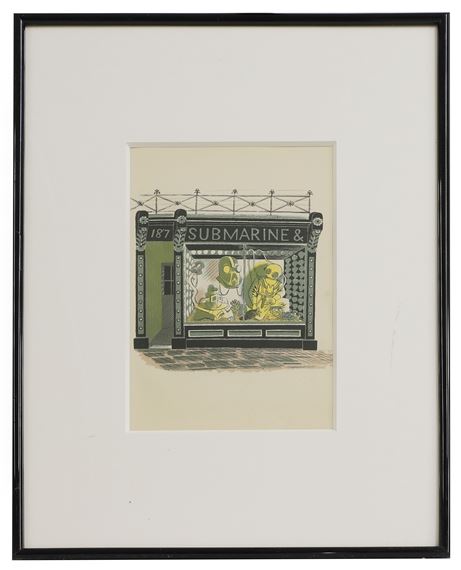 Eric Ravilious | Submarine Engineer (1938) | MutualArt