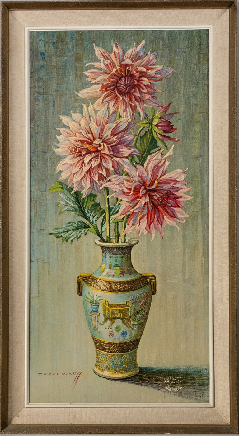 Vladimir Tretchikoff | dahlias | MutualArt