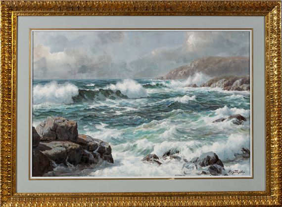 Roy Taylor | stormy seas | MutualArt