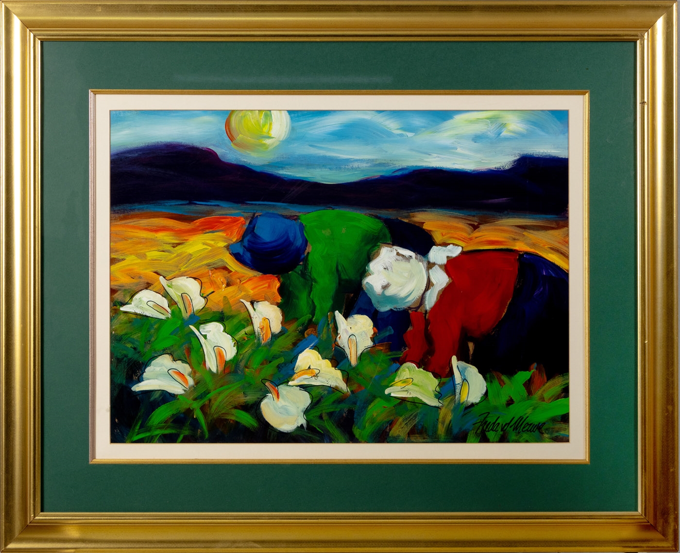 Freda van der Merwe | flower pickers | MutualArt