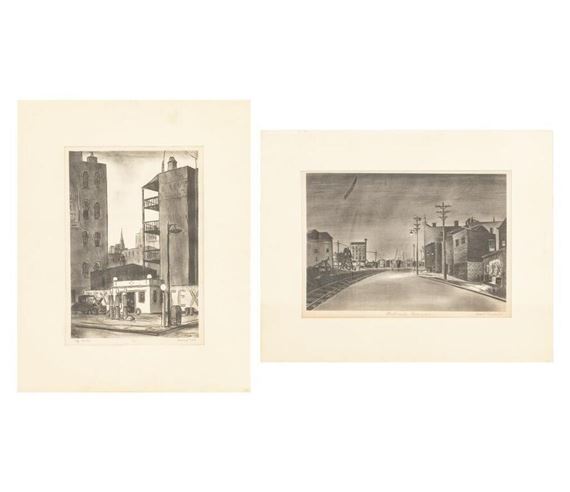 Richard Crist | Richard Crist, Etc. Cityscape Lithographs, 2 | MutualArt