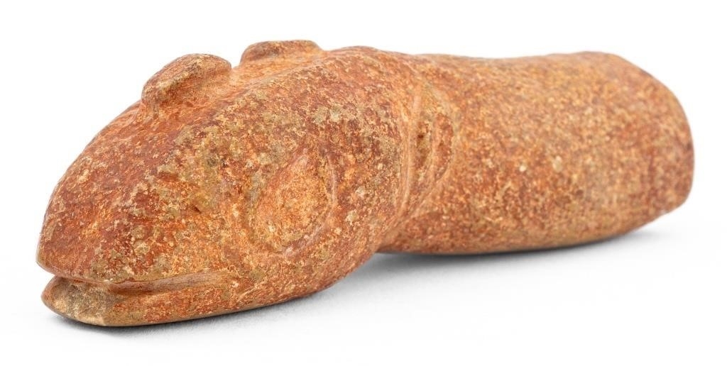 Belly | Taino Pre-Columbian Stone Snake Sculpture Fragment | MutualArt