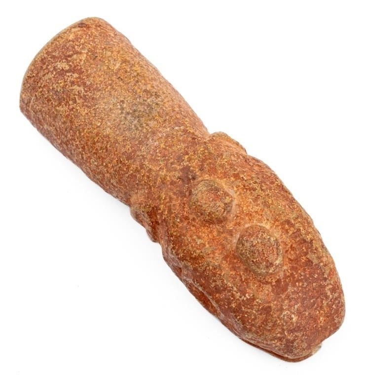 Belly | Taino Pre-Columbian Stone Snake Sculpture Fragment | MutualArt