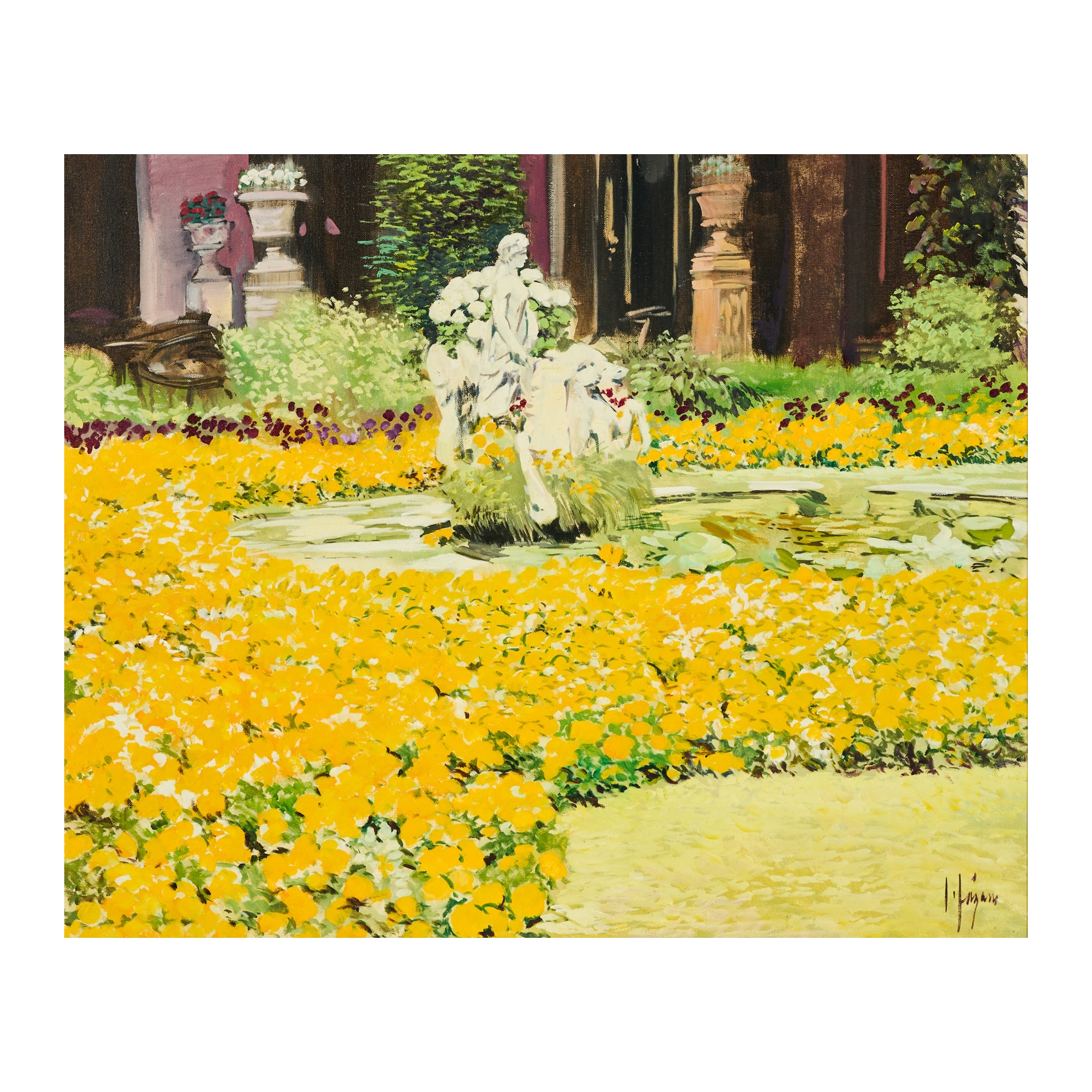 Isidoro Lázaro Ferré | Fuente en primavera | MutualArt