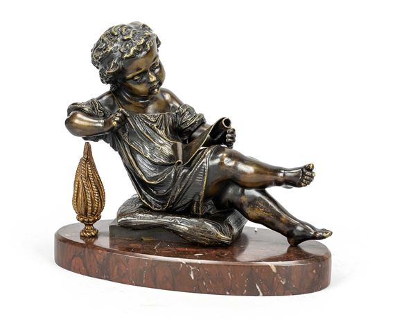 Étienne-Maurice Falconet | patinierte Bronze auf ovaler Marmorplinthe ...