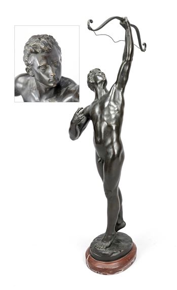 Joseph Johannes Uphues | patinierte Bronze auf ovaler Plinthe | MutualArt